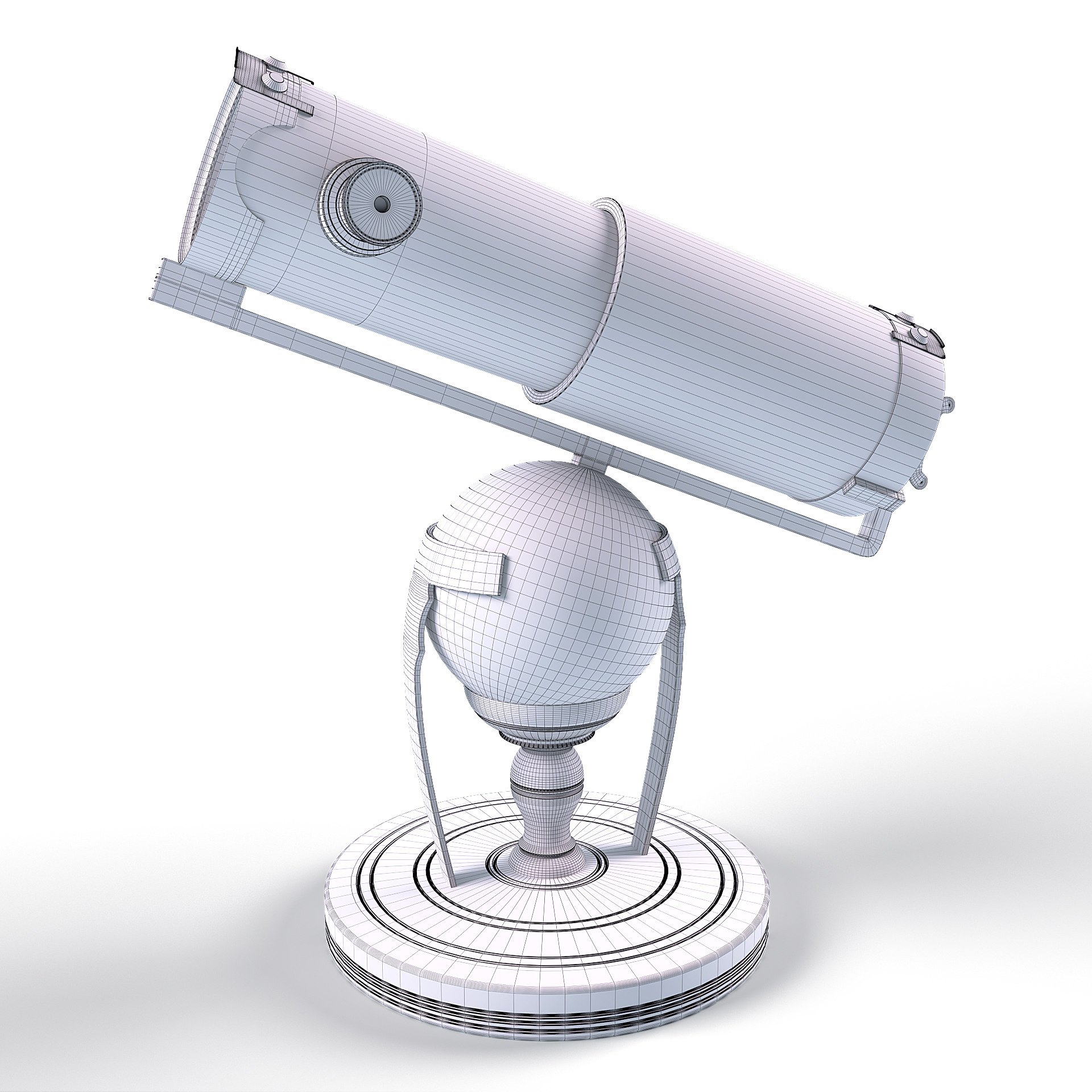 3D model telescope scope newton - TurboSquid 1675466
