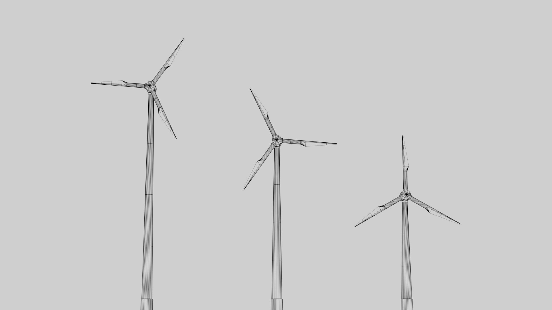 Wind Turbine Low Poly Model - TurboSquid 2057111
