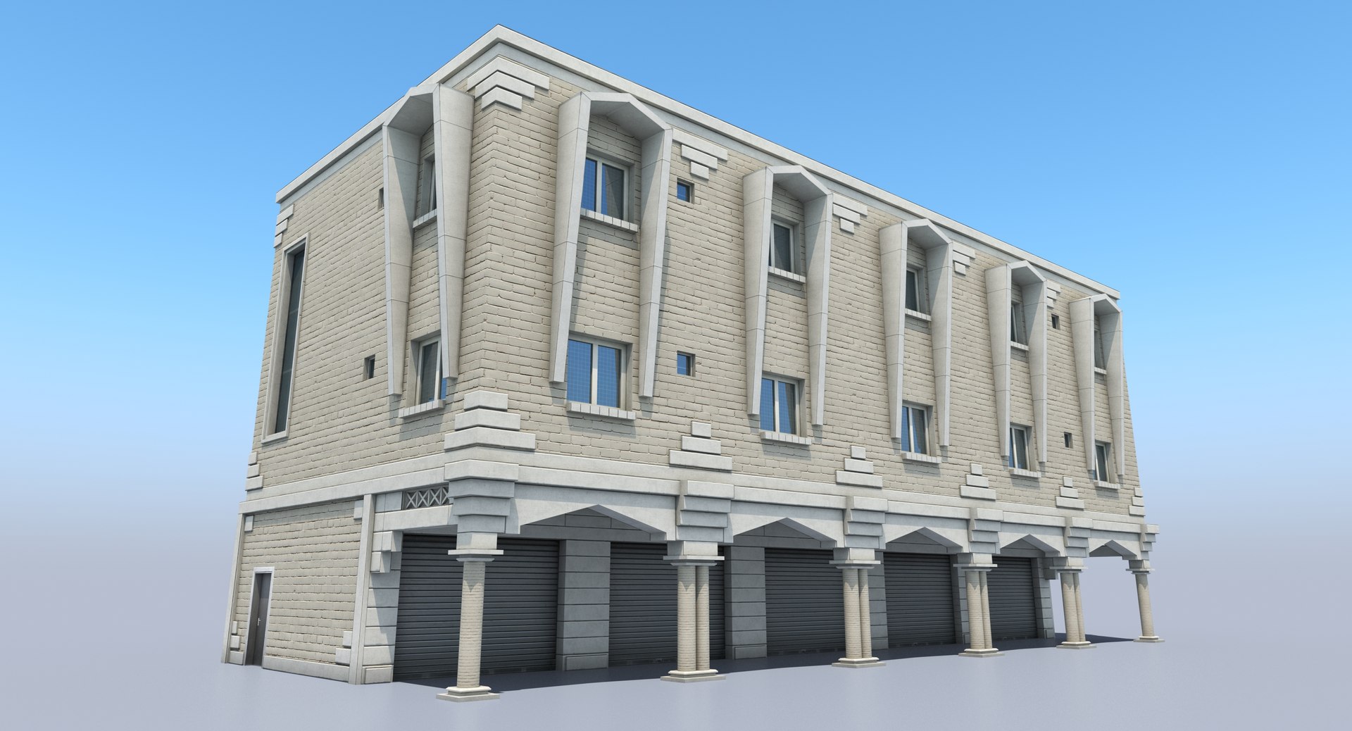 3D Model Store Building U - TurboSquid 1181984