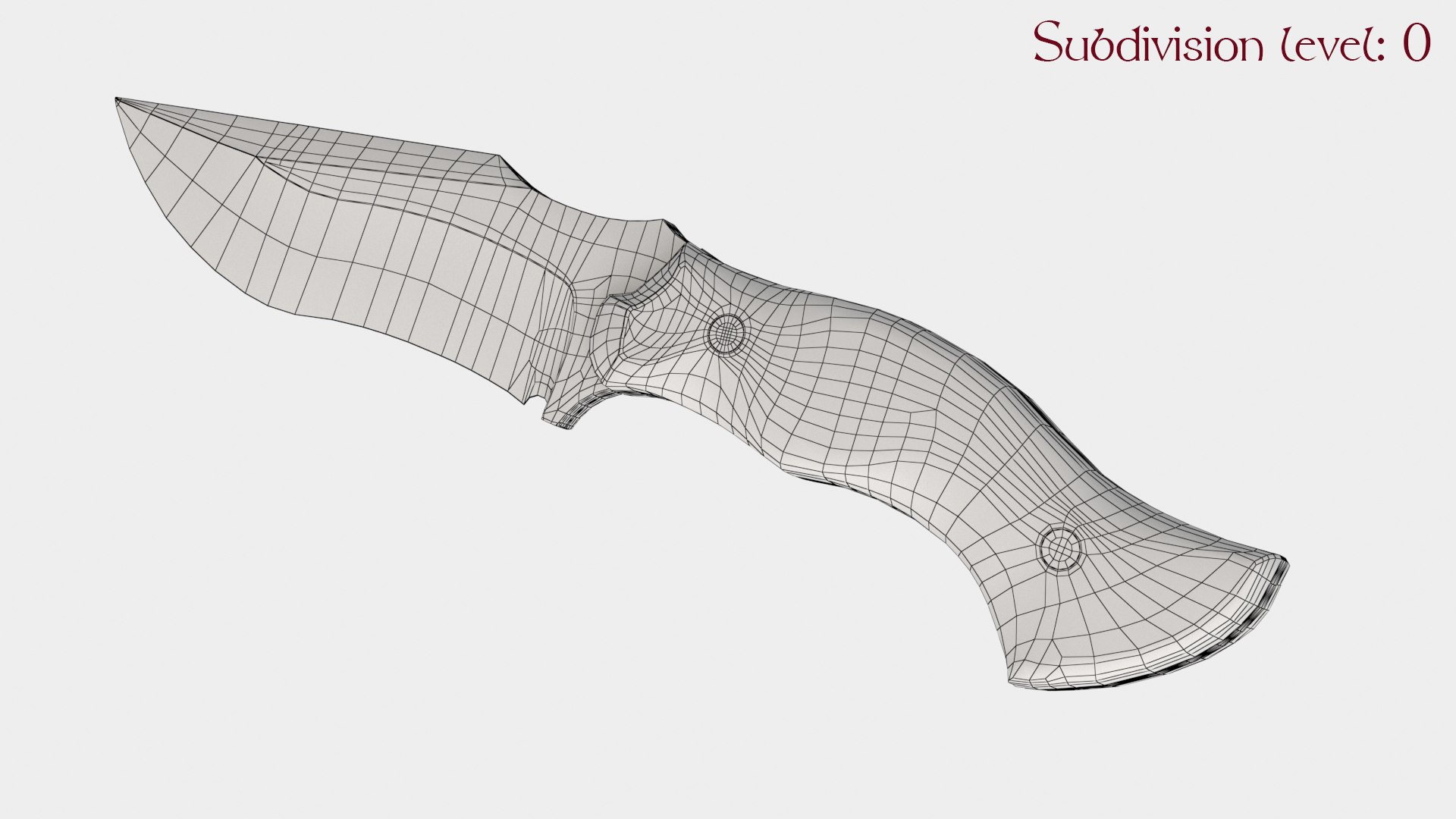 3D Seraga Knife Blade Model - TurboSquid 1473076