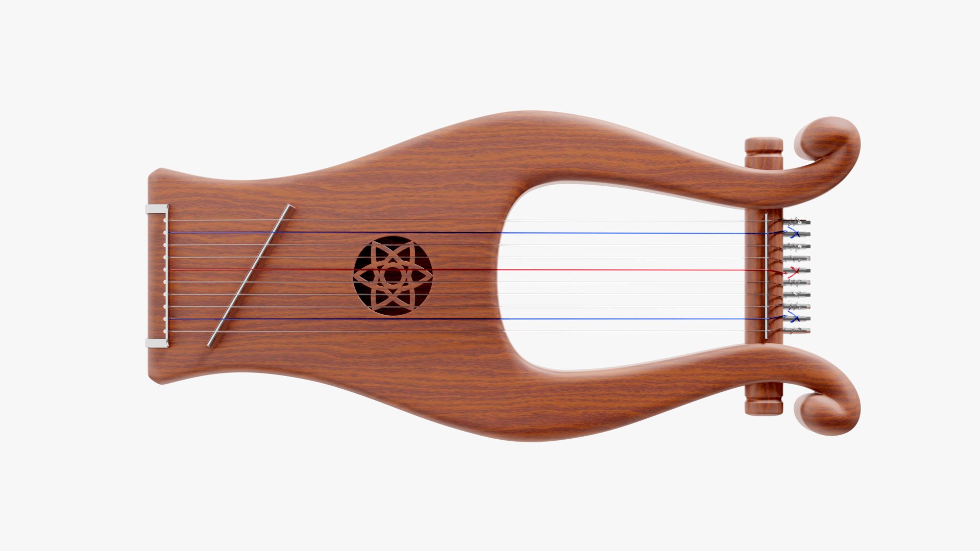 Hebrew Lyre - Kinnor 3D - TurboSquid 2236516