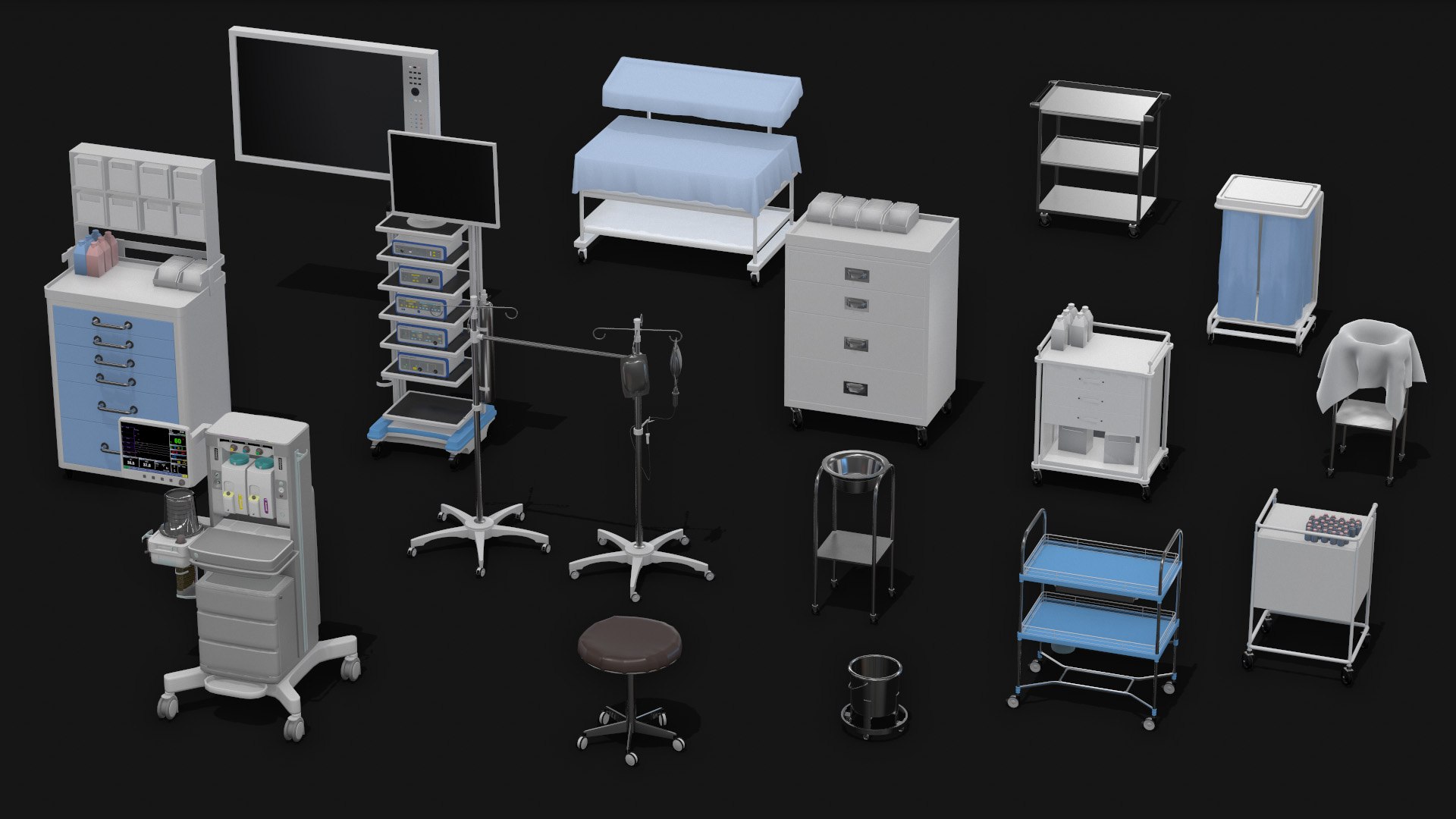 3D Laparoscopy Operation Scene - TurboSquid 2113559