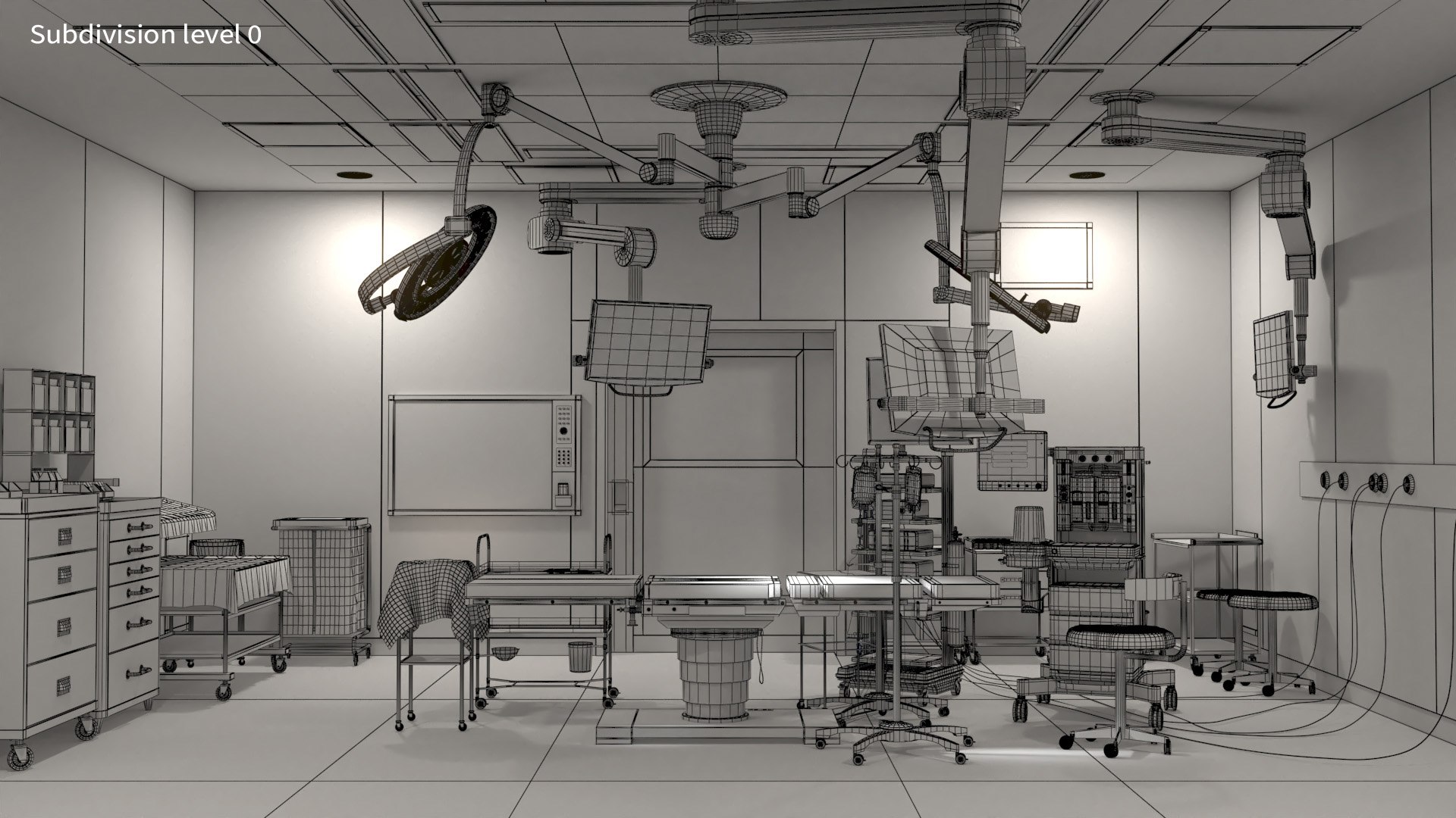 3D Laparoscopy Operation Scene - TurboSquid 2113559