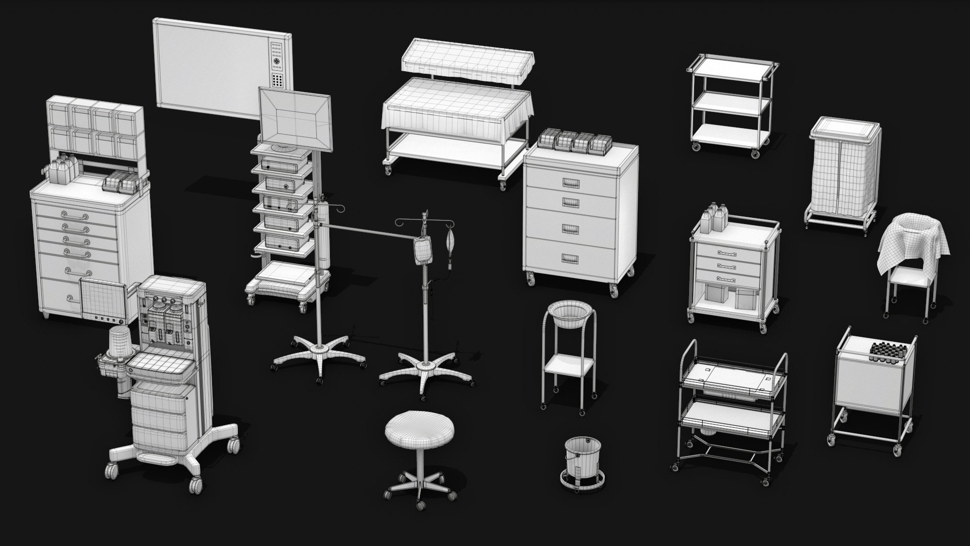 3D Laparoscopy Operation Scene - TurboSquid 2113559