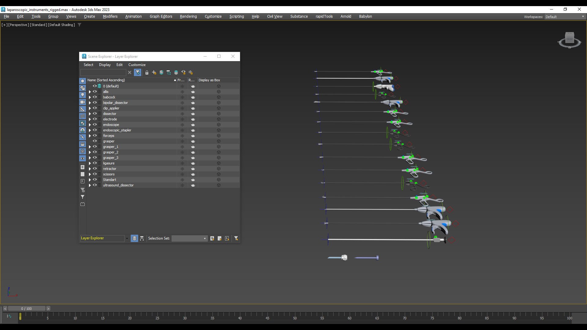 3D Laparoscopy Operation Scene - TurboSquid 2113559