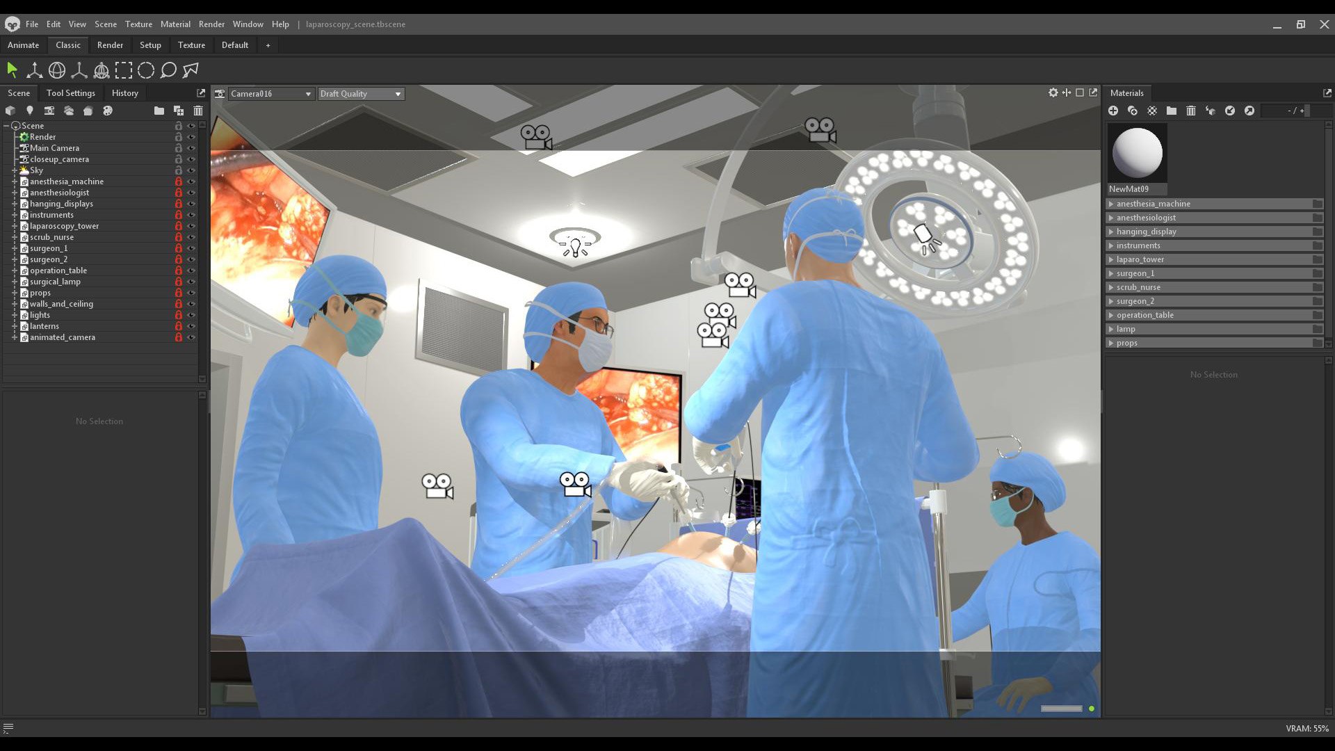 3D Laparoscopy Operation Scene - TurboSquid 2113559