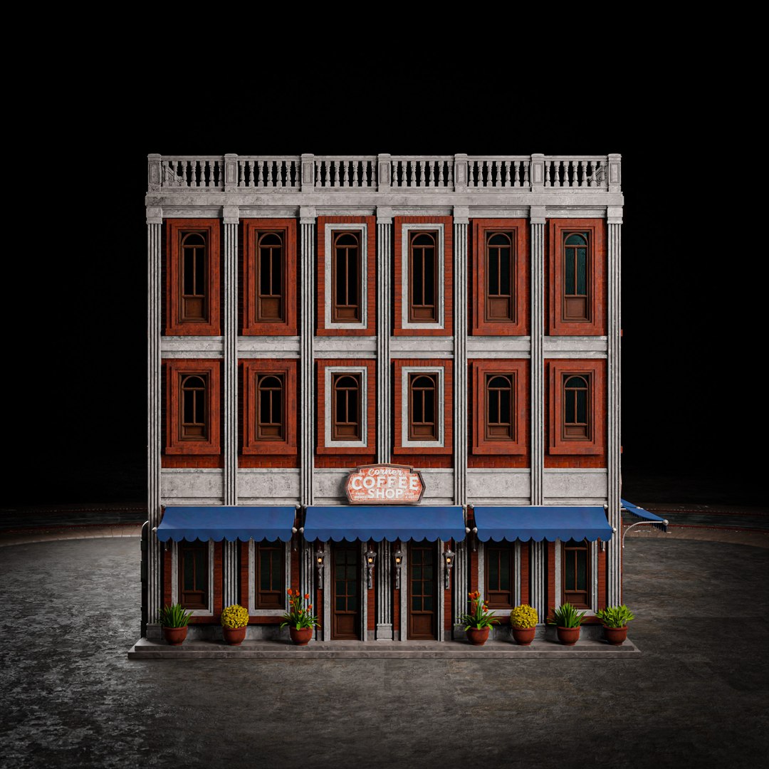 URBAN OLD BUILDING HORROR 8 3D Model - TurboSquid 2220598