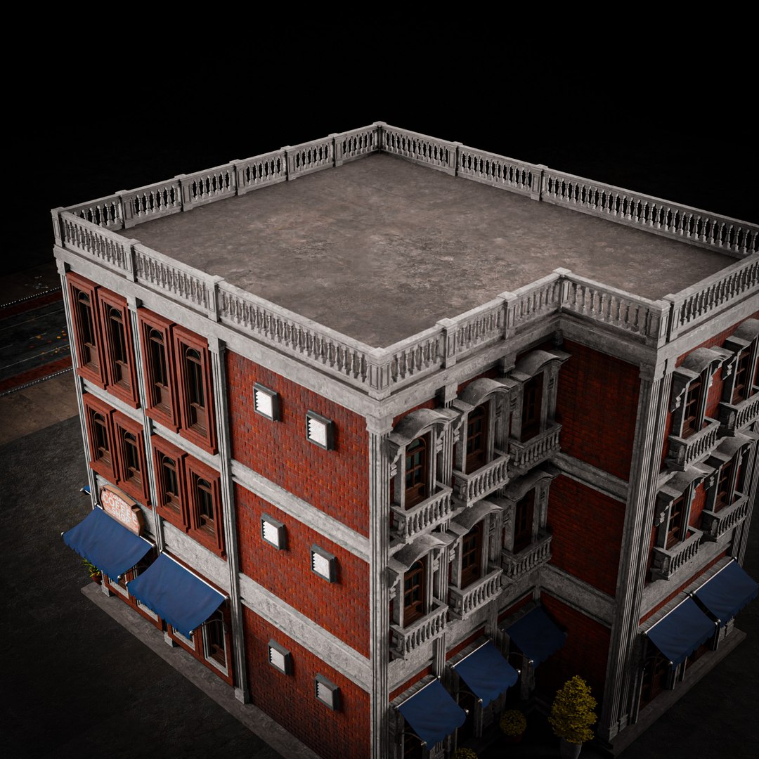 URBAN OLD BUILDING HORROR 8 3D Model - TurboSquid 2220598