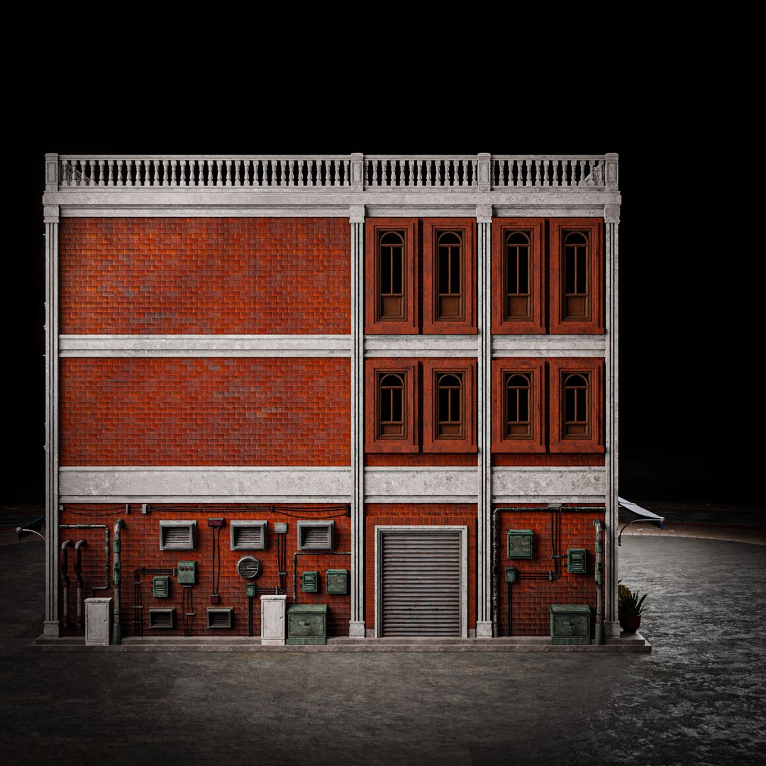 URBAN OLD BUILDING HORROR 8 3D Model - TurboSquid 2220598