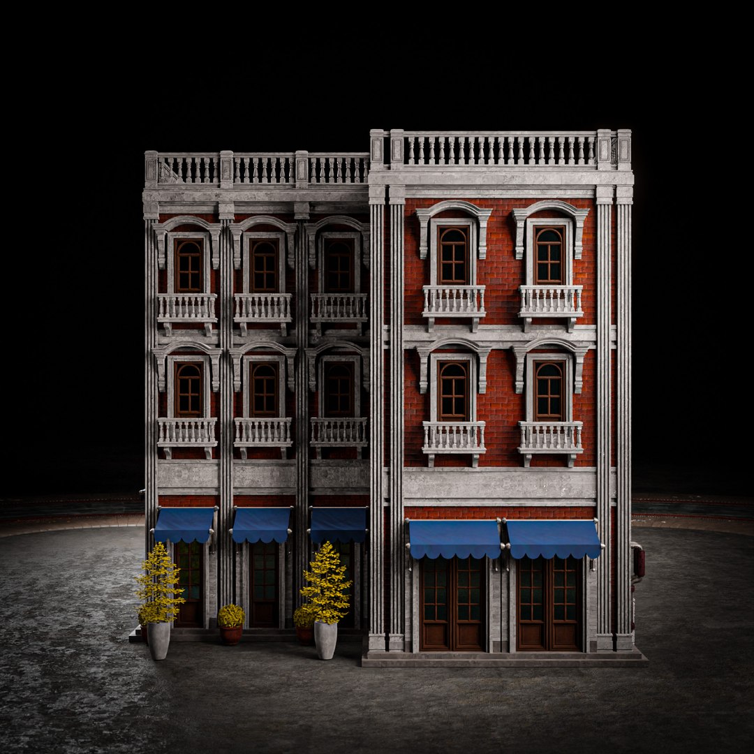URBAN OLD BUILDING HORROR 8 3D Model - TurboSquid 2220598