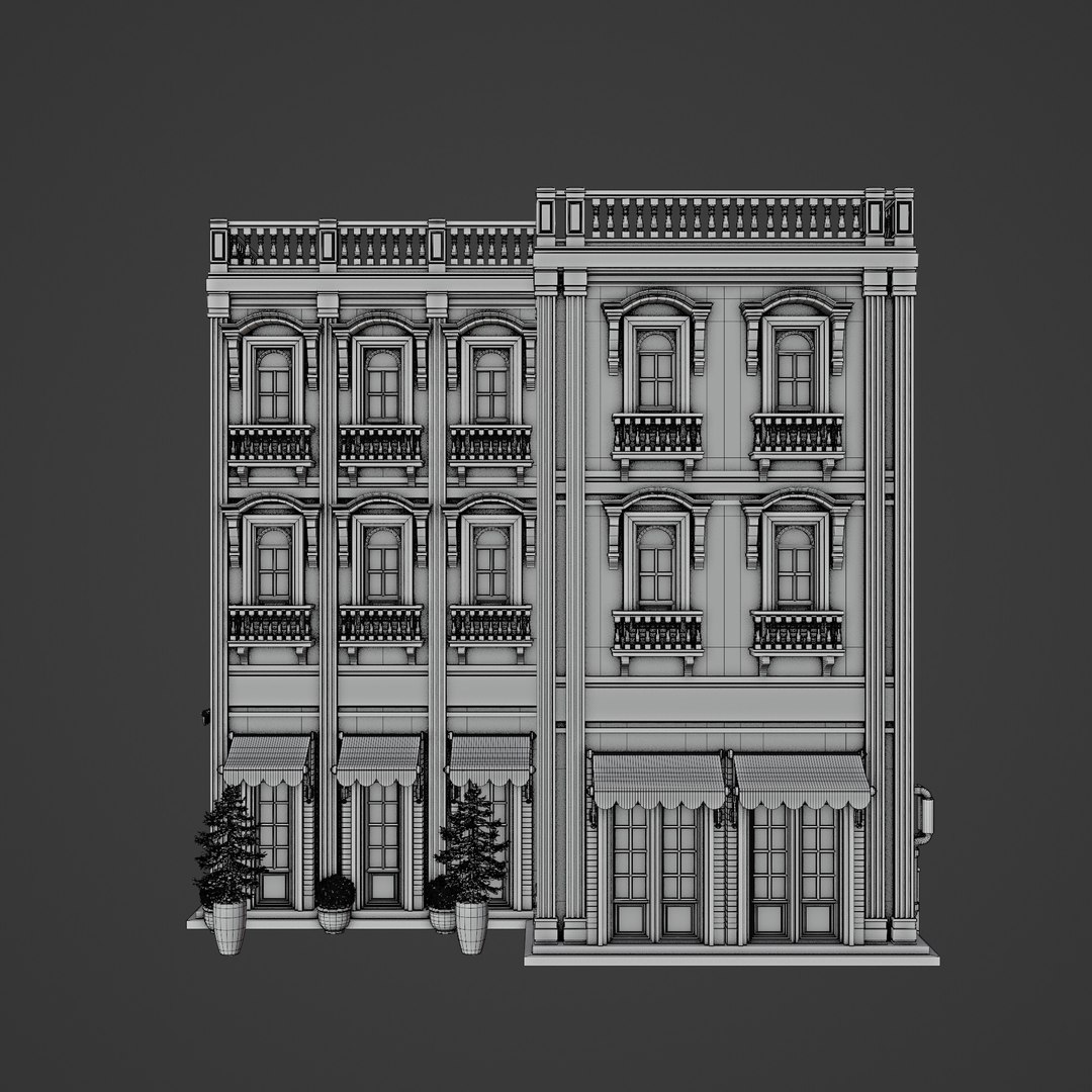 URBAN OLD BUILDING HORROR 8 3D Model - TurboSquid 2220598