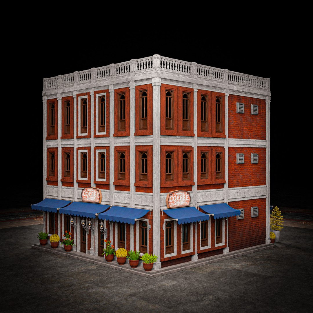 URBAN OLD BUILDING HORROR 8 3D Model - TurboSquid 2220598