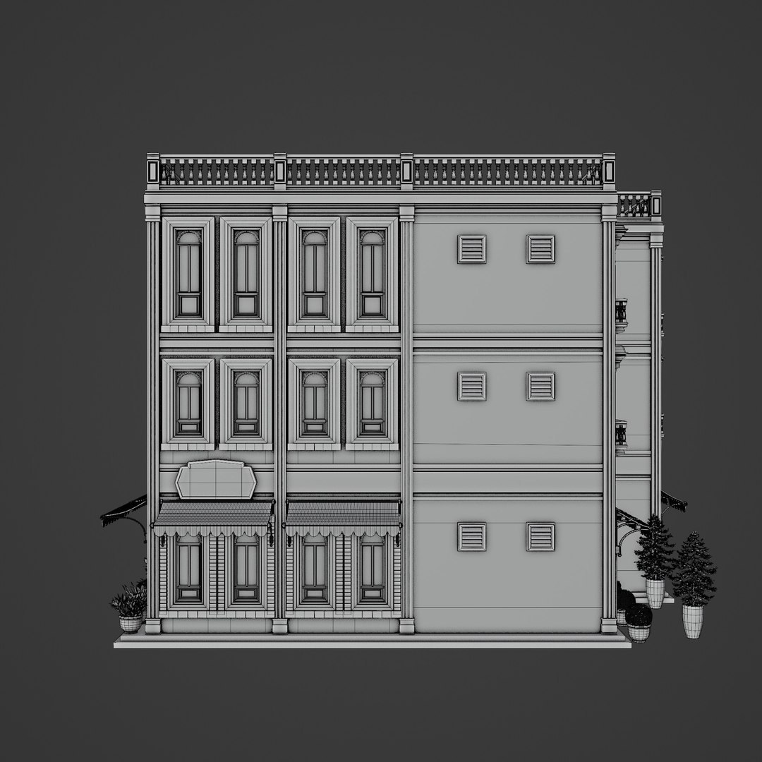URBAN OLD BUILDING HORROR 8 3D Model - TurboSquid 2220598