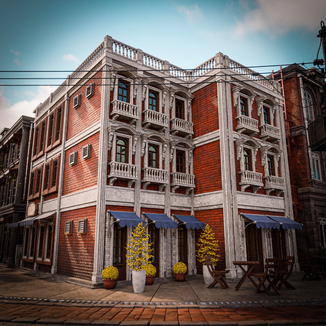 URBAN OLD BUILDING HORROR 8 3D Model - TurboSquid 2220598
