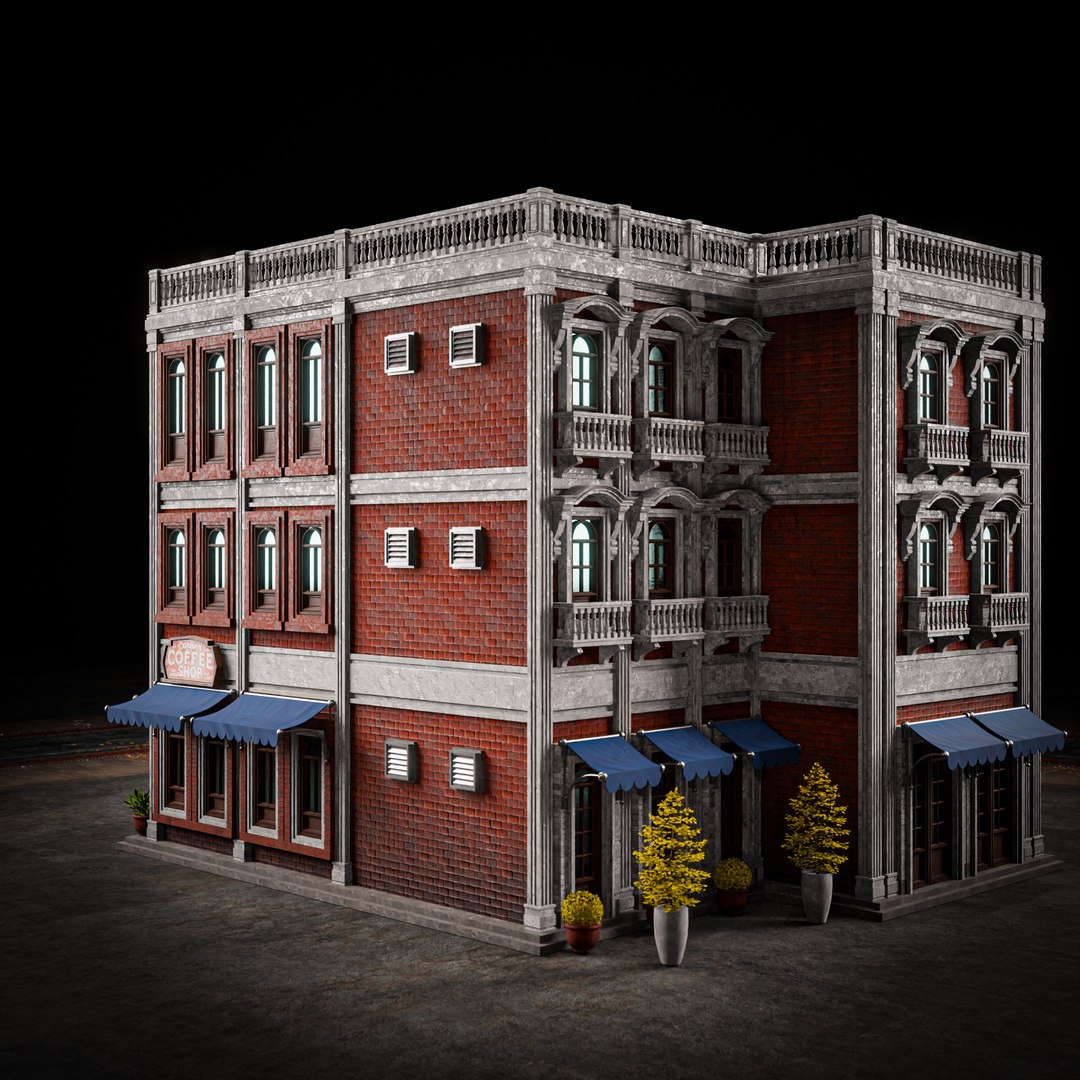 URBAN OLD BUILDING HORROR 8 3D Model - TurboSquid 2220598