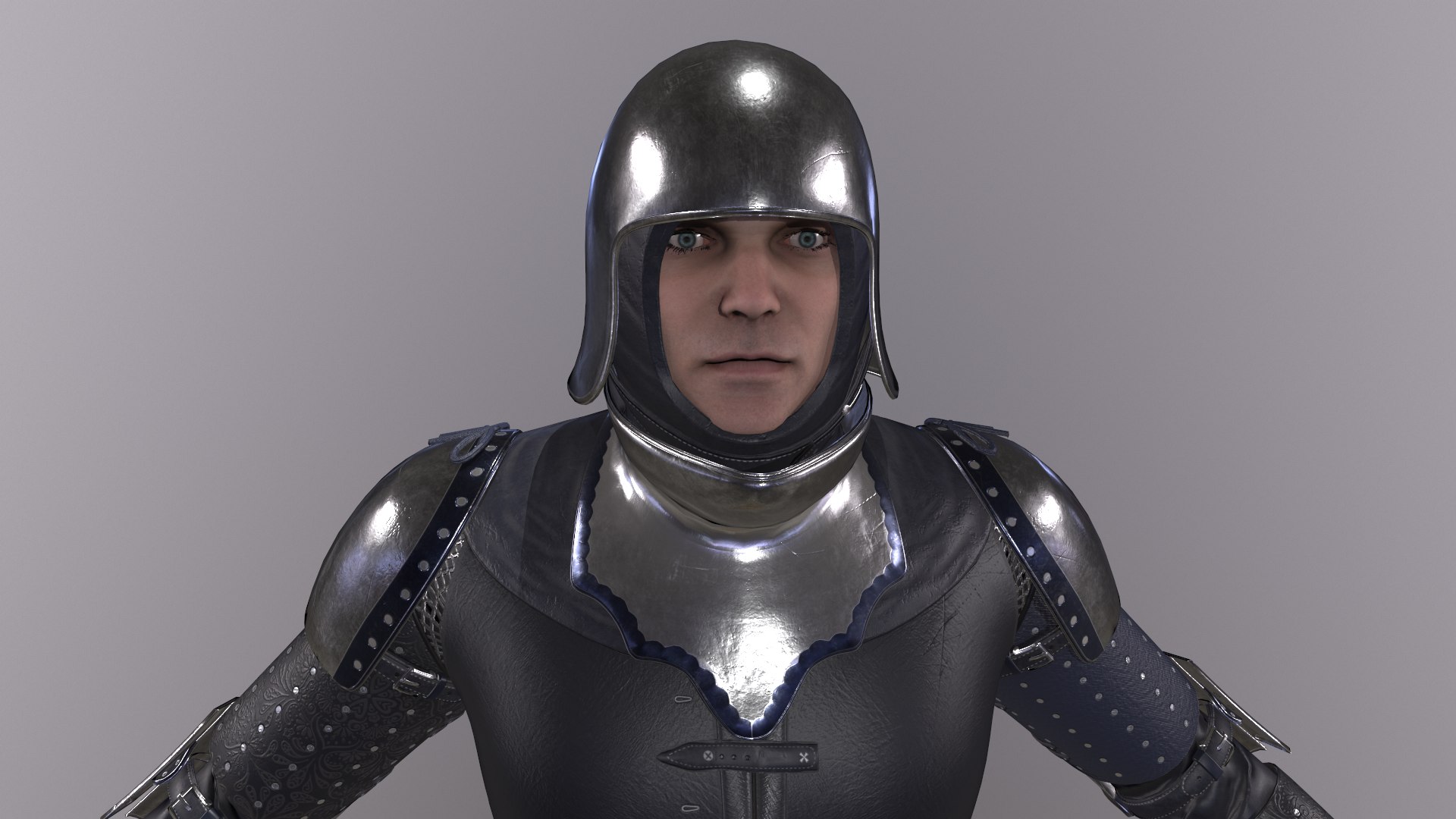 Knight male character 3D model - TurboSquid 1666588