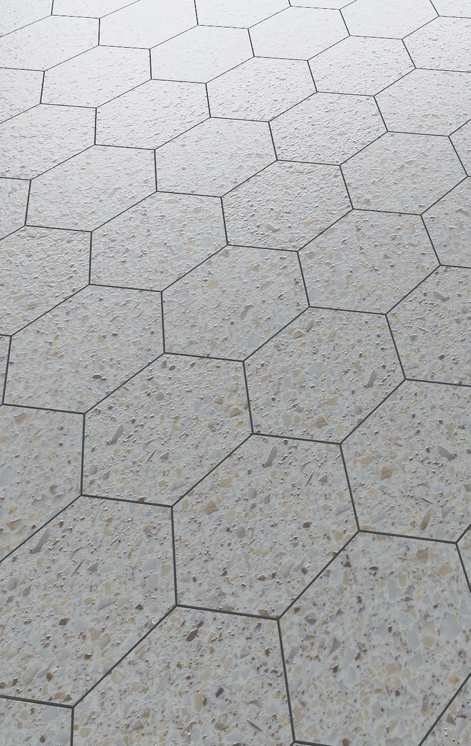 Free Max Model Hexagon Tile 3