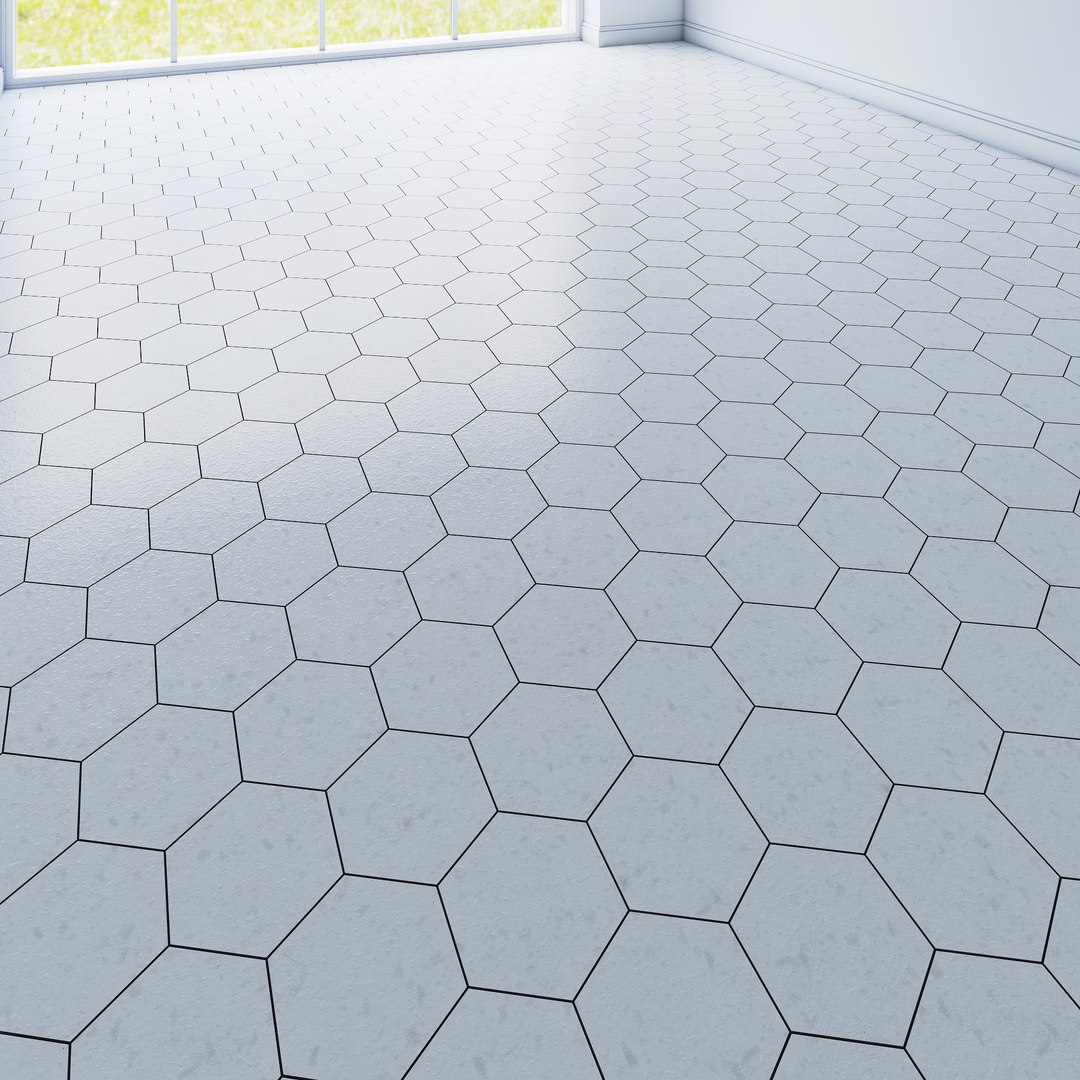 Free Max Model Hexagon Tile 3