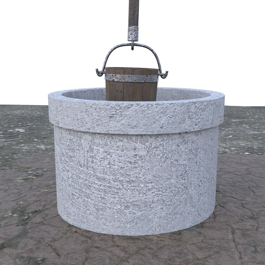 3D Animated Old Rustic Well - TurboSquid 2439688