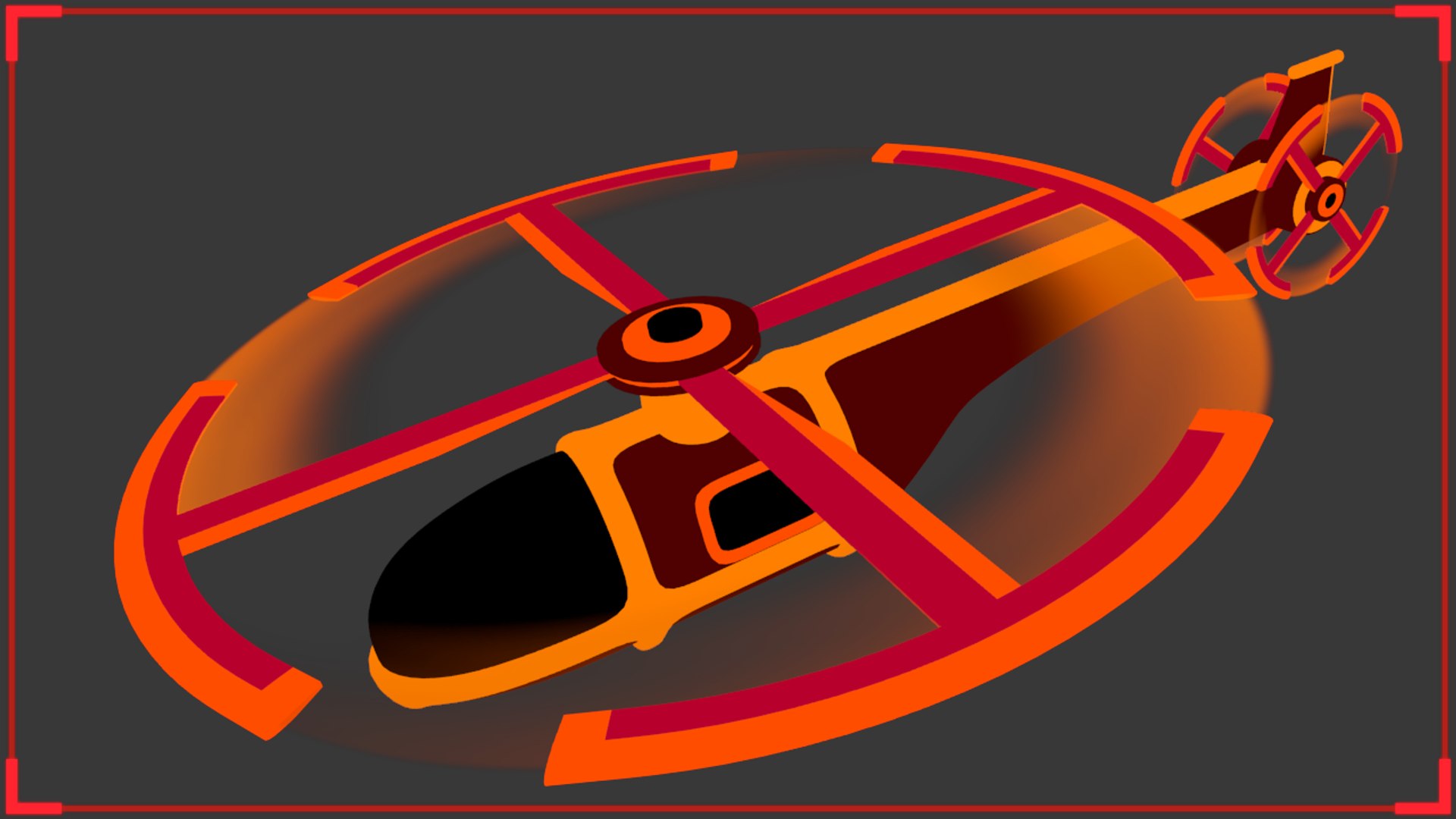 Tron helicopter model - TurboSquid 1291065