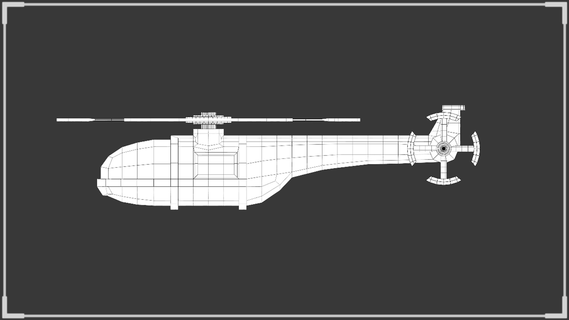 Tron helicopter model - TurboSquid 1291065