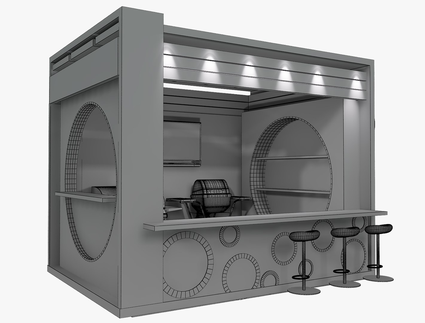 3D Model Stand Exhibition Booth - TurboSquid 1568831