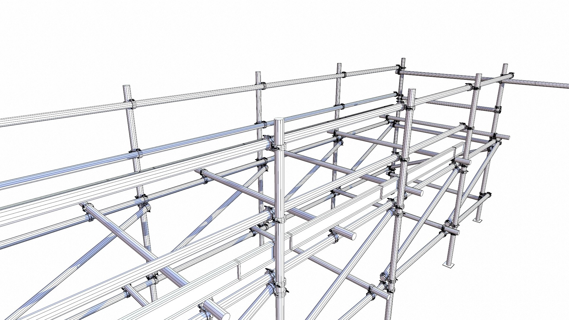 Scaffolding 3D Model - TurboSquid 2345573