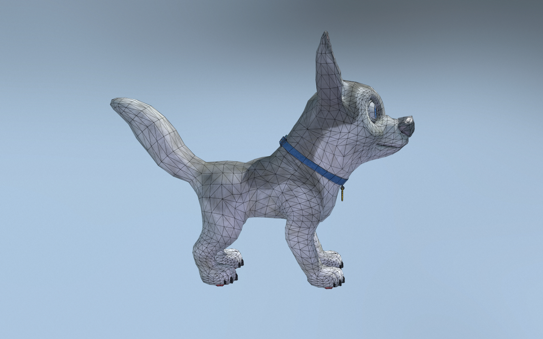 dog cartoon 3d max