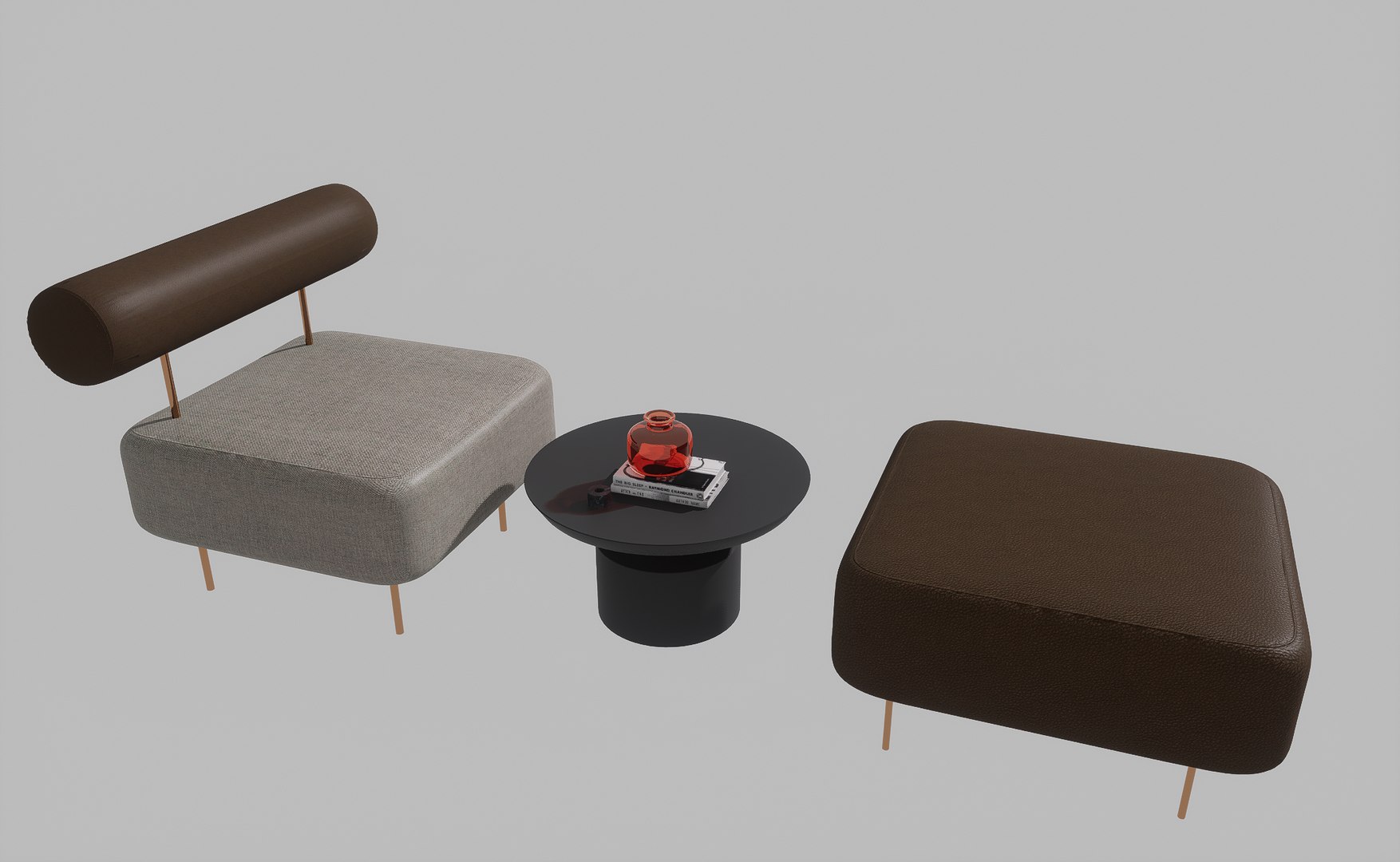 3D Model Side Stools And Coffee Tables - TurboSquid 2033061