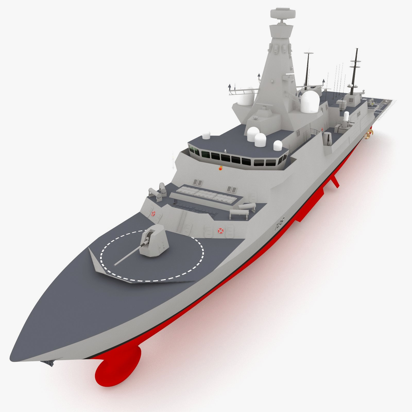 3d uk type 26 frigate