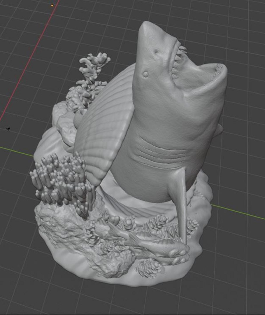 3D Shark Reef Seashell Model - TurboSquid 2143168