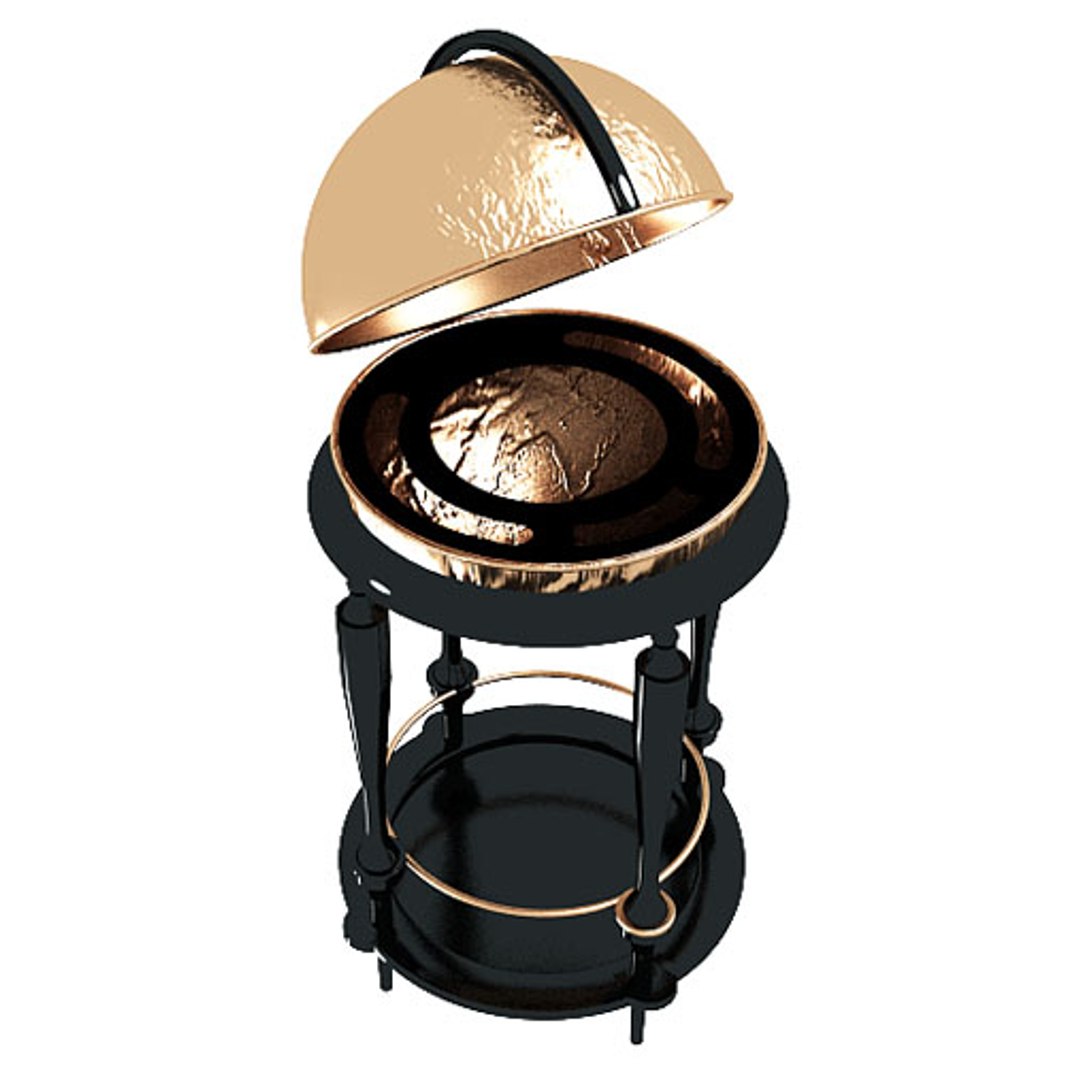 Equator Globe Bar 3D Model - TurboSquid 1152387