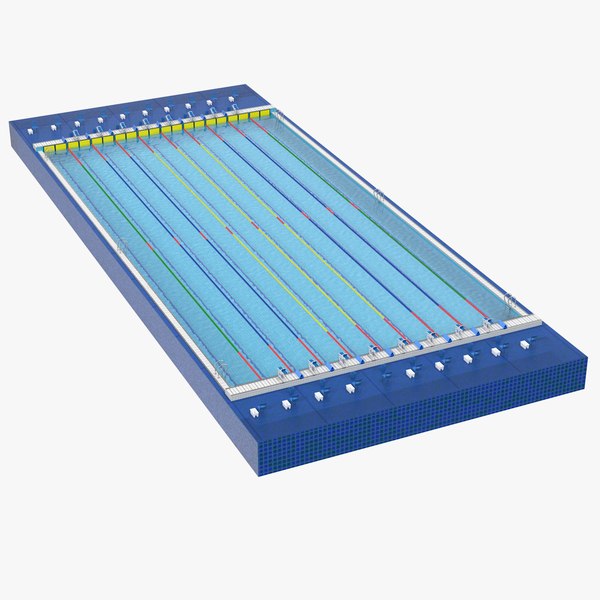 3d olympic sport swimming pool