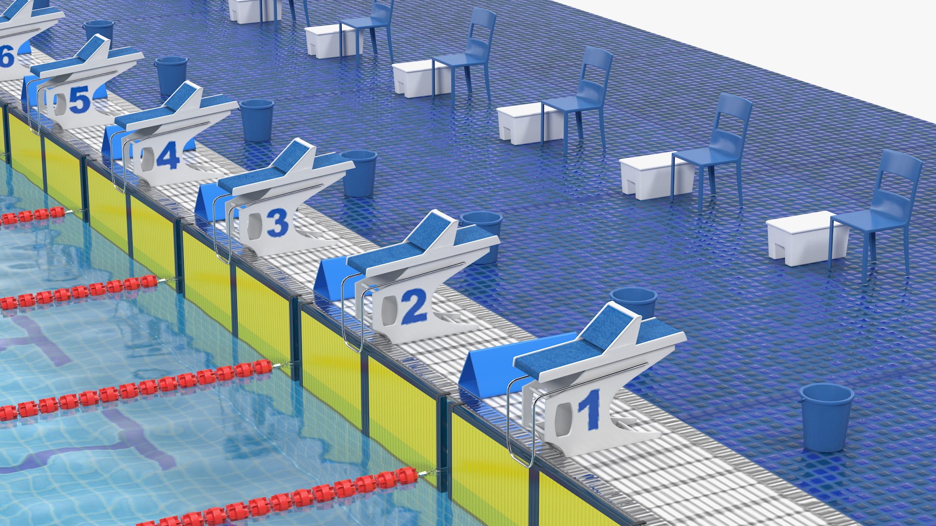 Competition pool model - TurboSquid 1511488