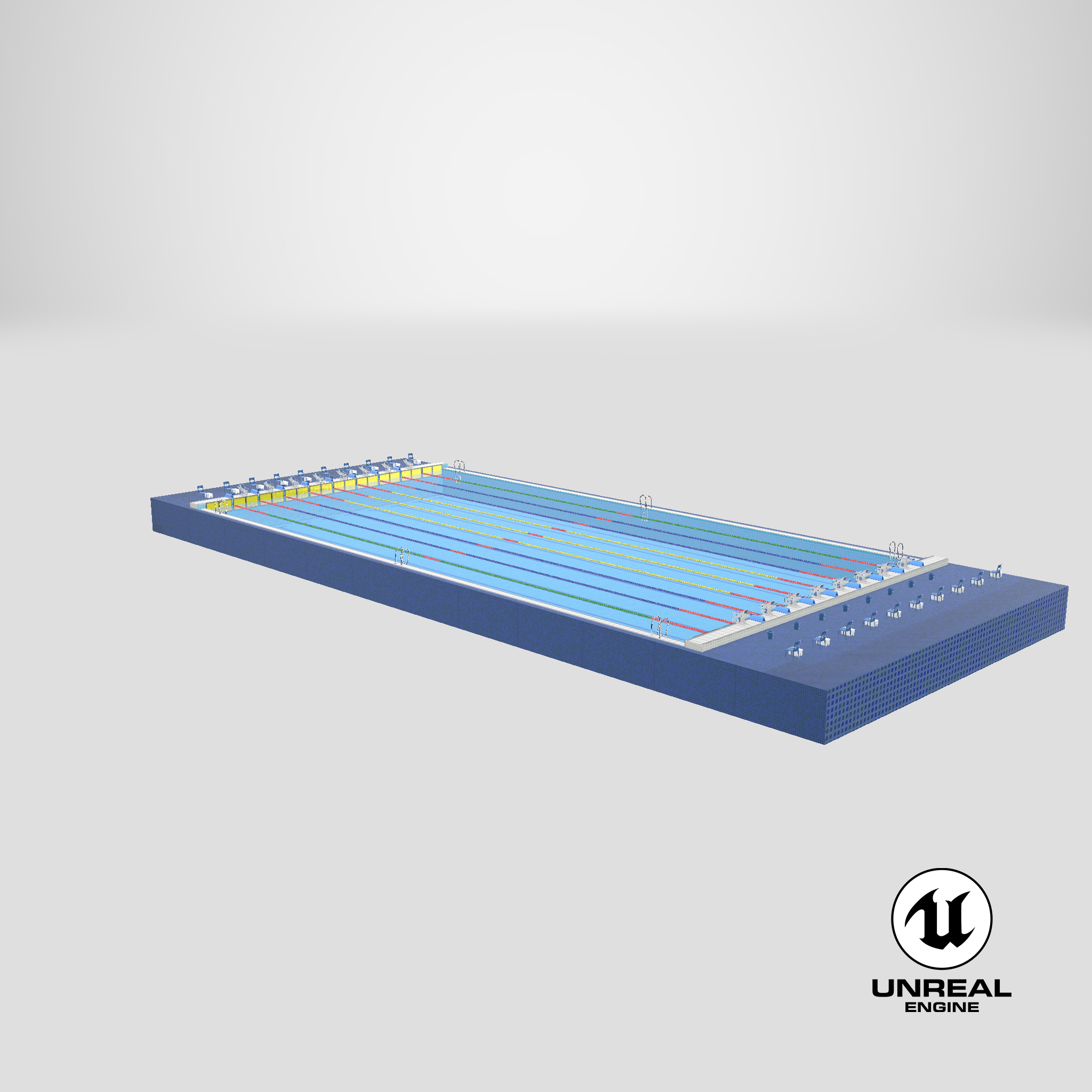 Competition pool model - TurboSquid 1511488