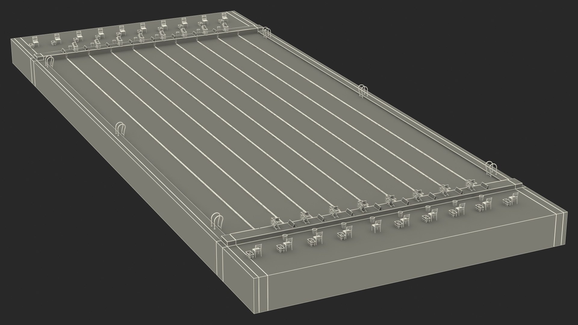 Competition pool model - TurboSquid 1511488