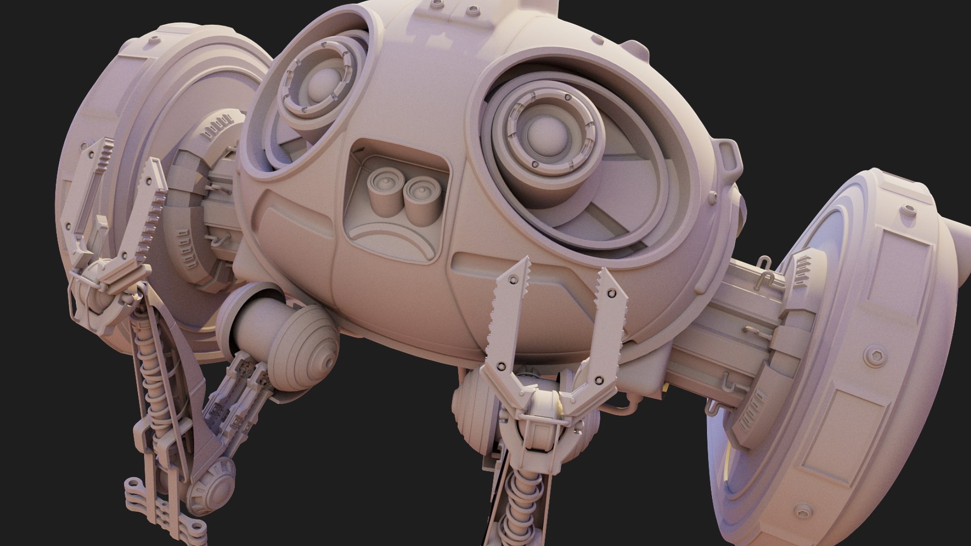 3D Hovering SciFi Drone Bot - TurboSquid 1997187