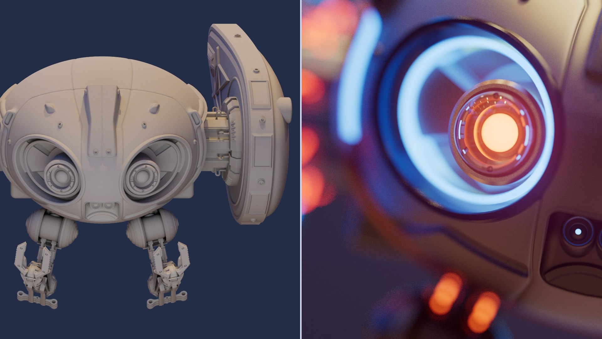 3D Hovering SciFi Drone Bot - TurboSquid 1997187