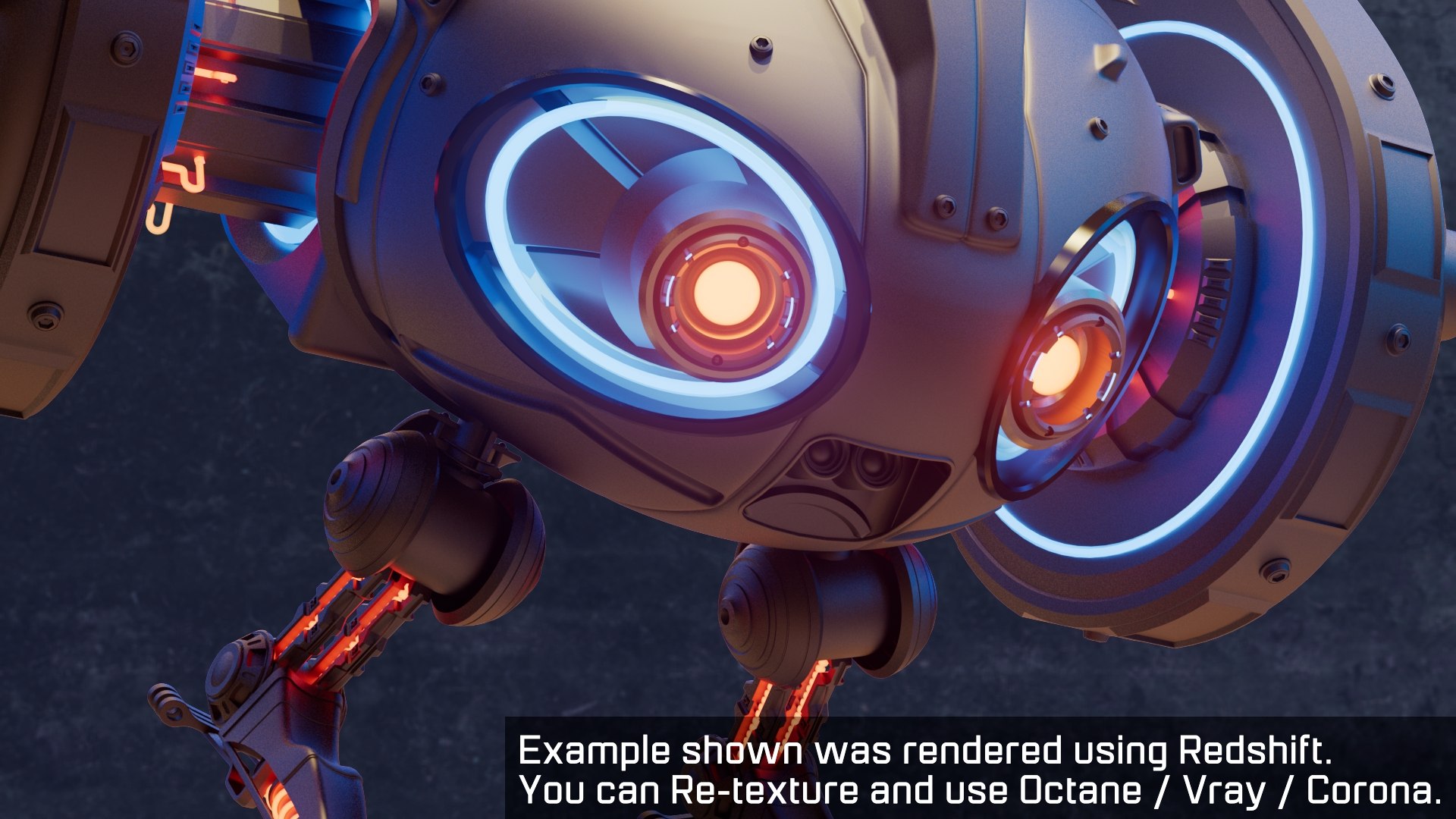 3D Hovering SciFi Drone Bot - TurboSquid 1997187