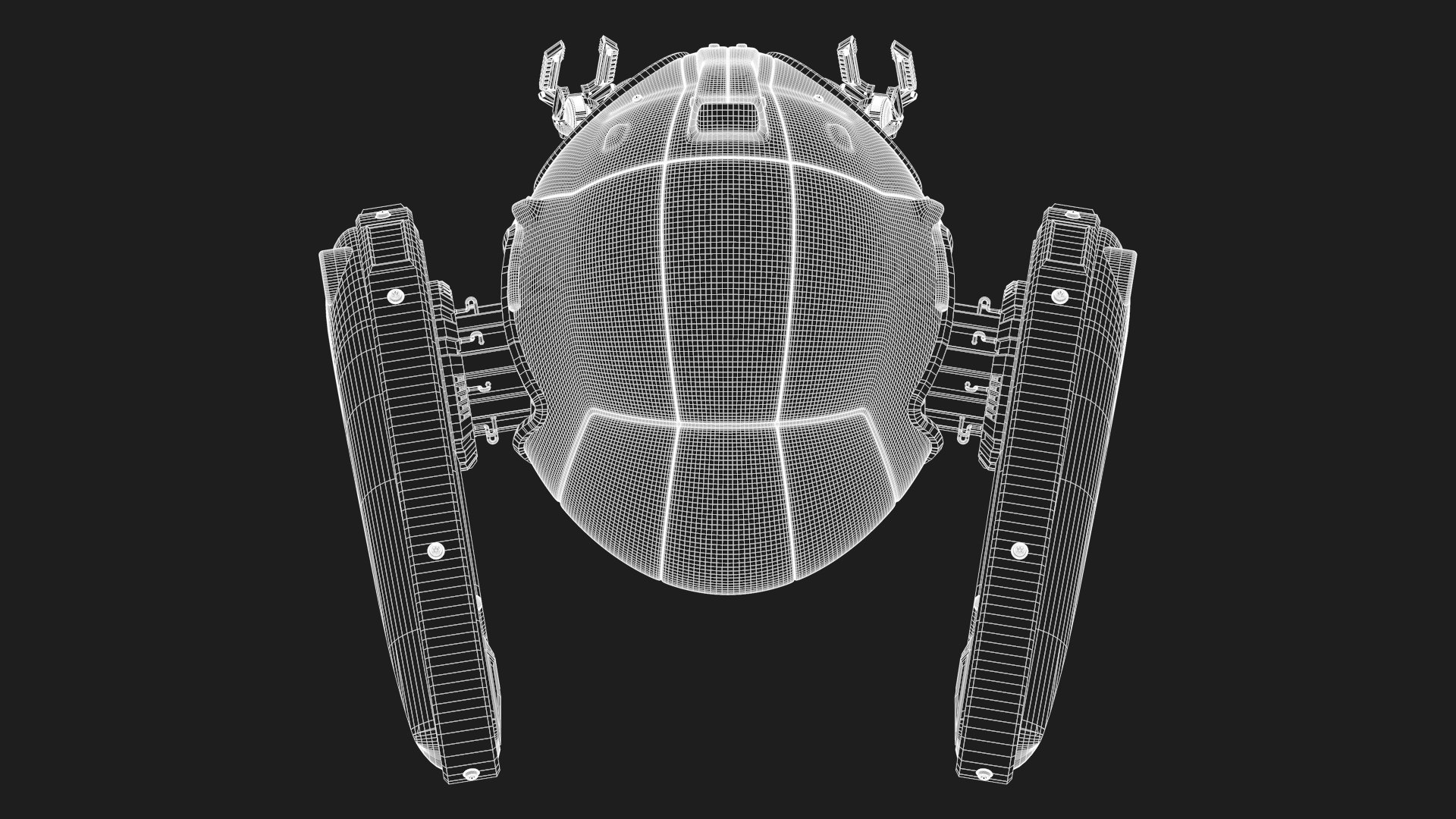 3D Hovering SciFi Drone Bot - TurboSquid 1997187