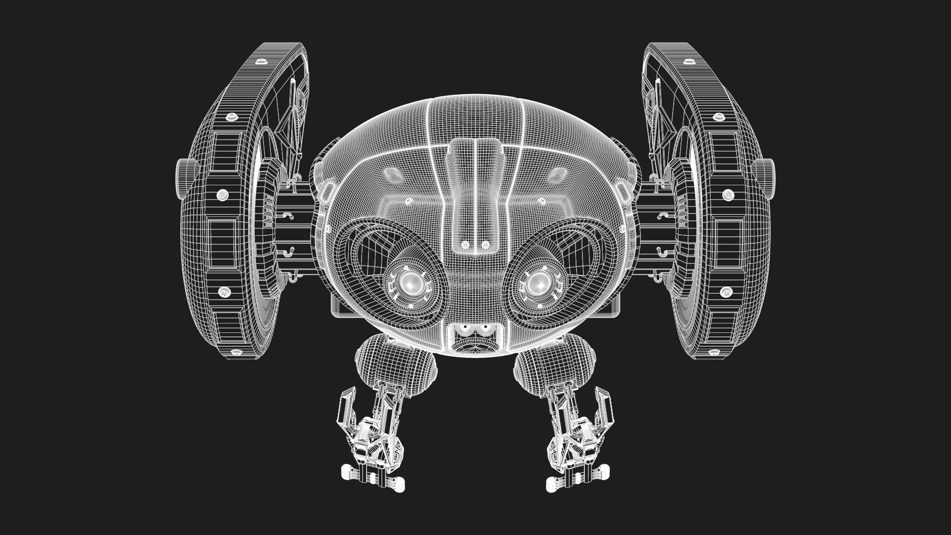 3D Hovering SciFi Drone Bot - TurboSquid 1997187