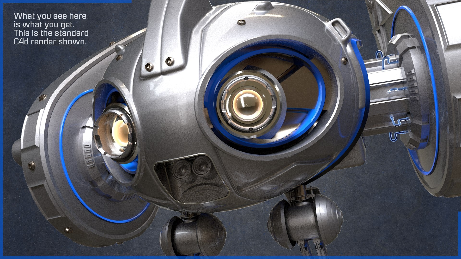 3D Hovering SciFi Drone Bot - TurboSquid 1997187