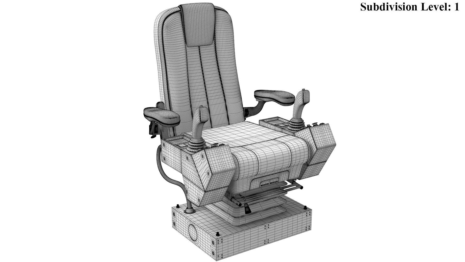 Detailed Crane Chair Model - TurboSquid 2100698