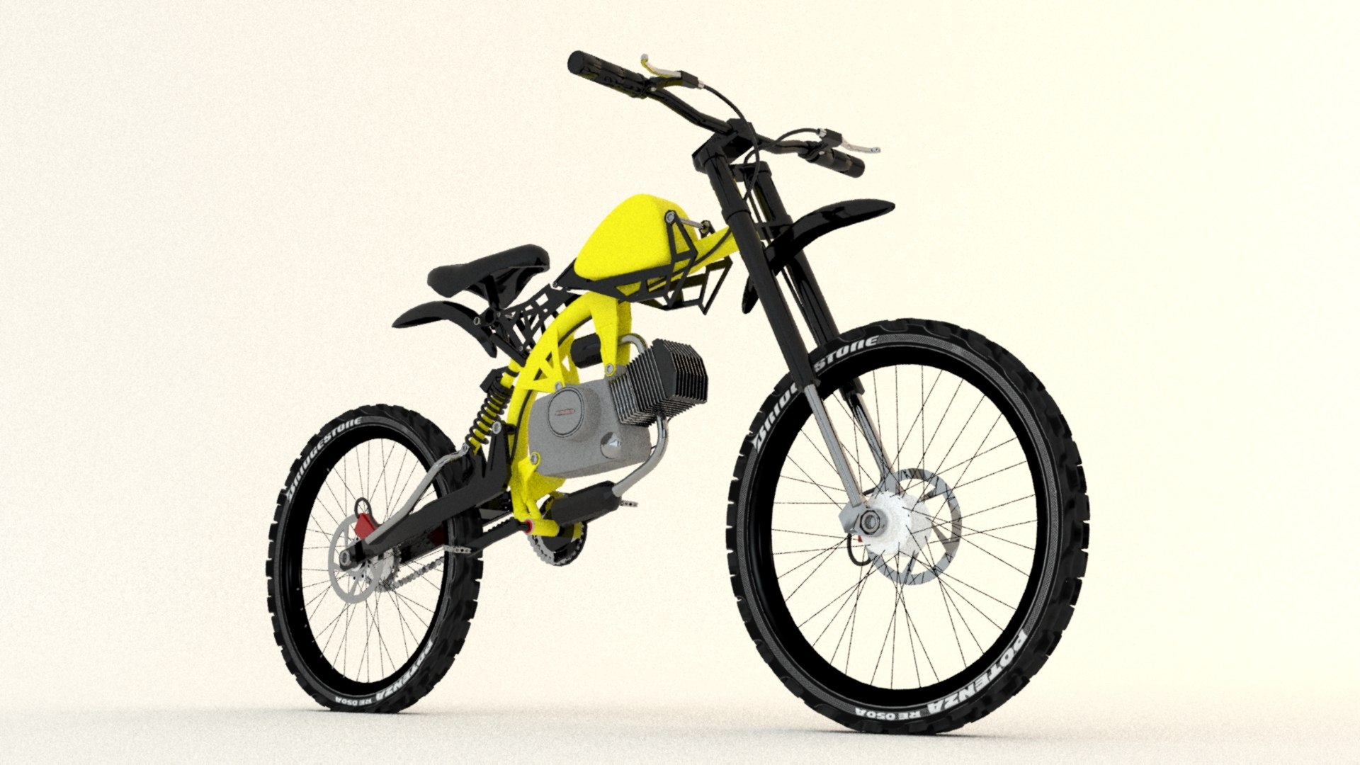 3D Cross Cycle - TurboSquid 1281530