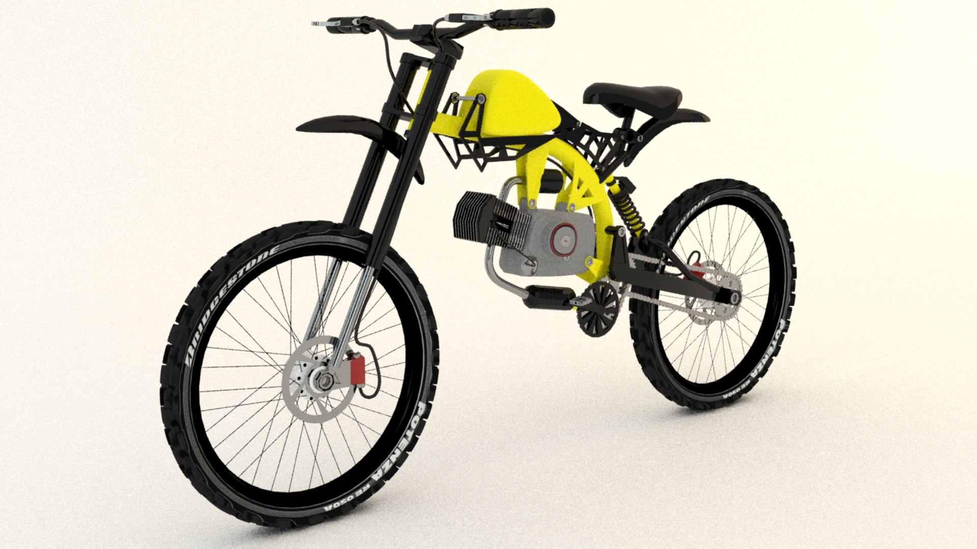 3D Cross Cycle - TurboSquid 1281530