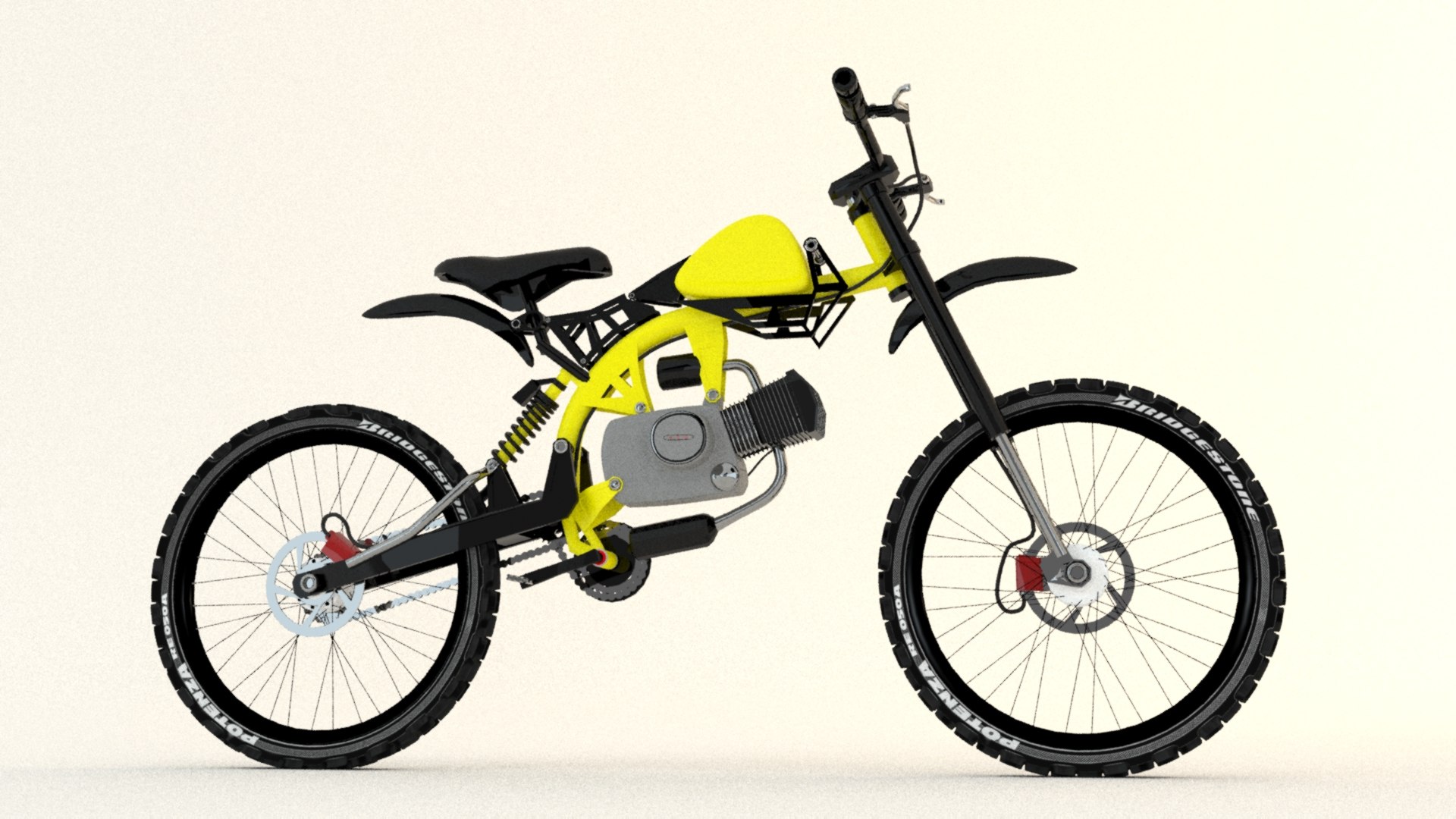 3D Cross Cycle - TurboSquid 1281530