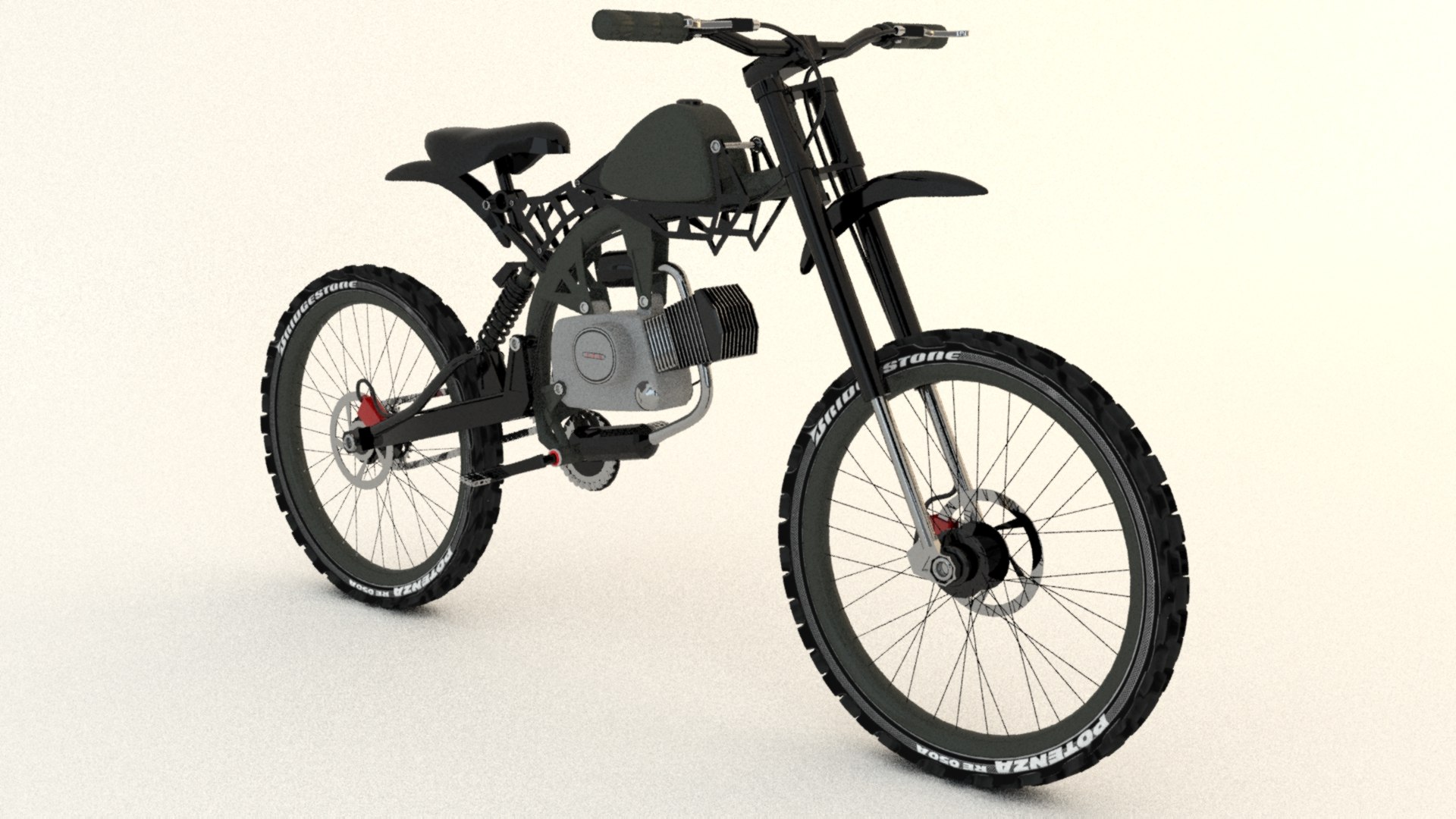 3D Cross Cycle - TurboSquid 1281530