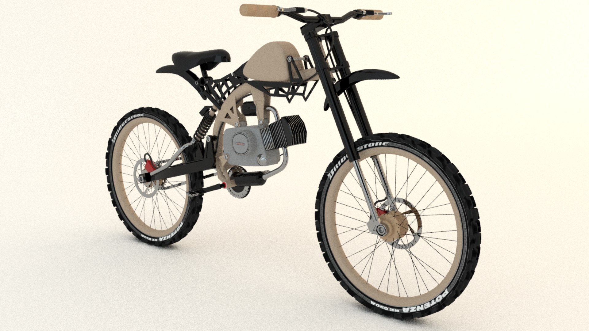 3D Cross Cycle - TurboSquid 1281530