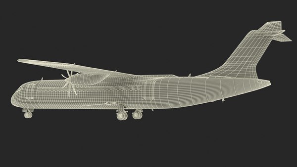 modelo 3d Concepto de avión moderno con turbohélice - TurboSquid 2279706