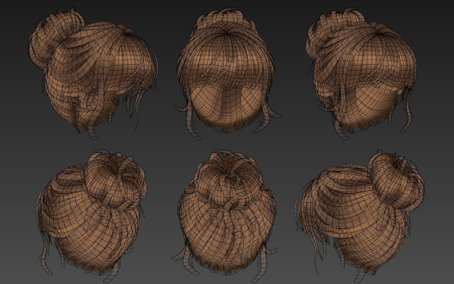 3D Hair Model - TurboSquid 1383726